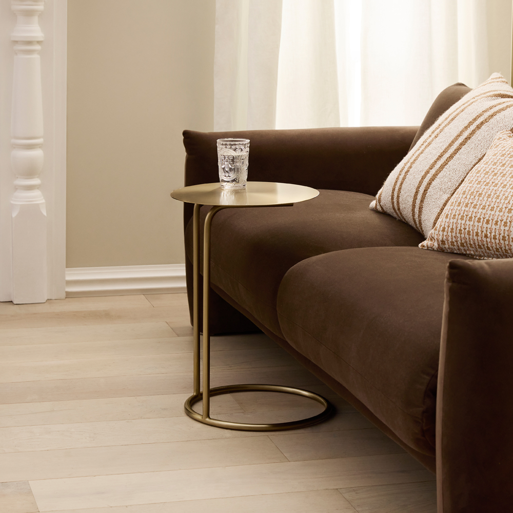 Gina Gold C Side Table | Adairs