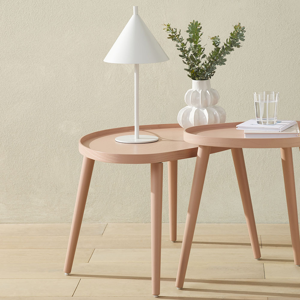 Pebble Blush Tripod Table Collection | Adairs