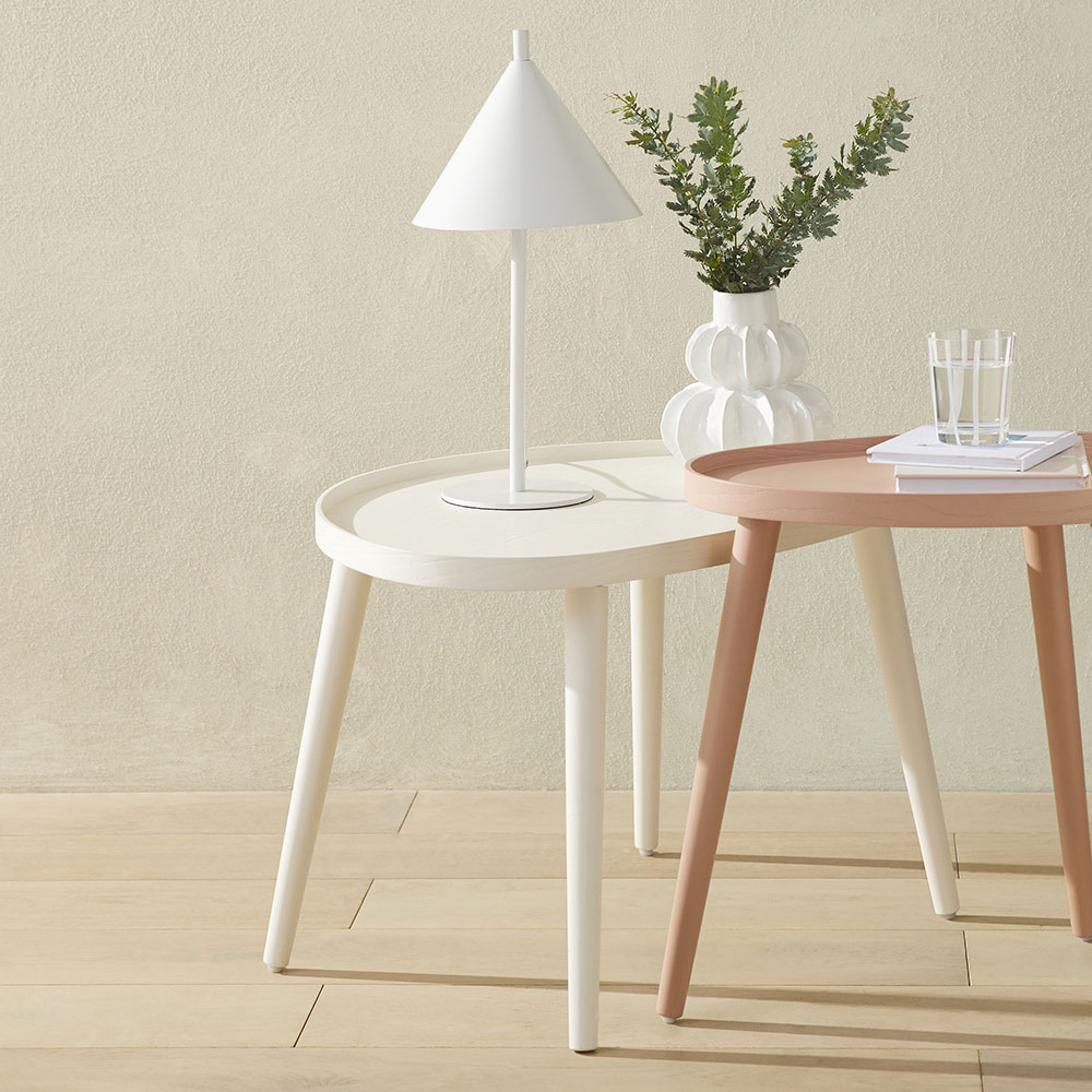 Pebble Blush Tripod Table Collection | Adairs
