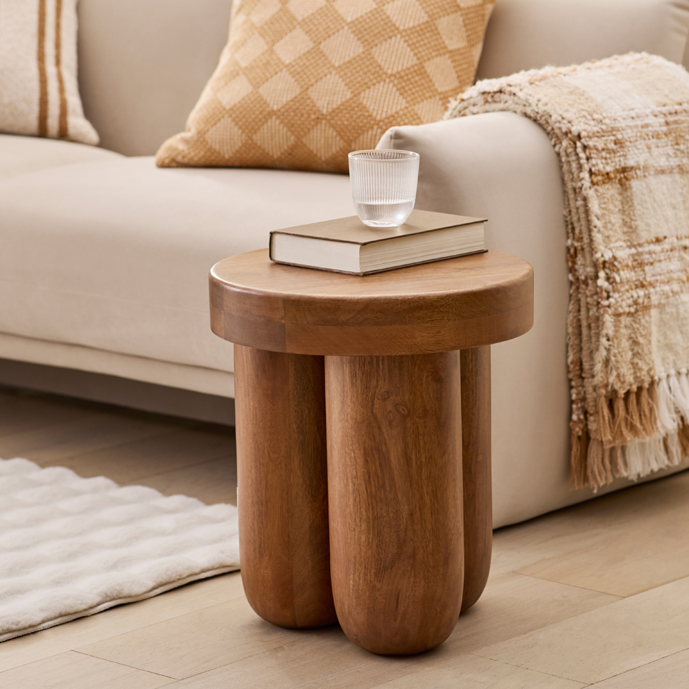 Barwon Walnut Side Table | Adairs