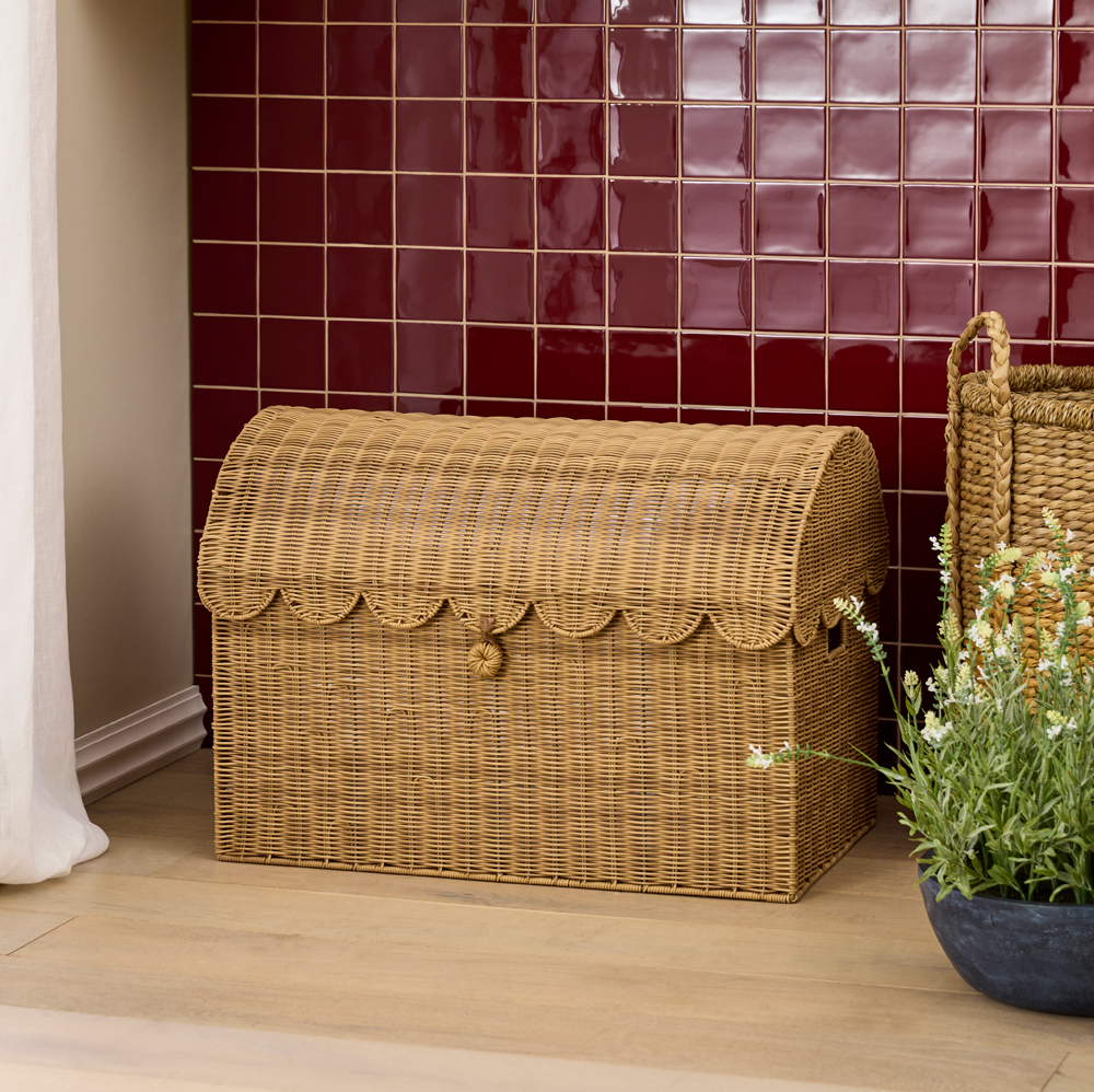 Lottie Natural Storage Chest | Adairs