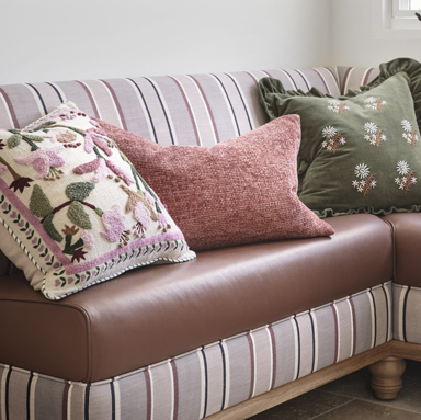 Marietta Brick Cushion | Adairs