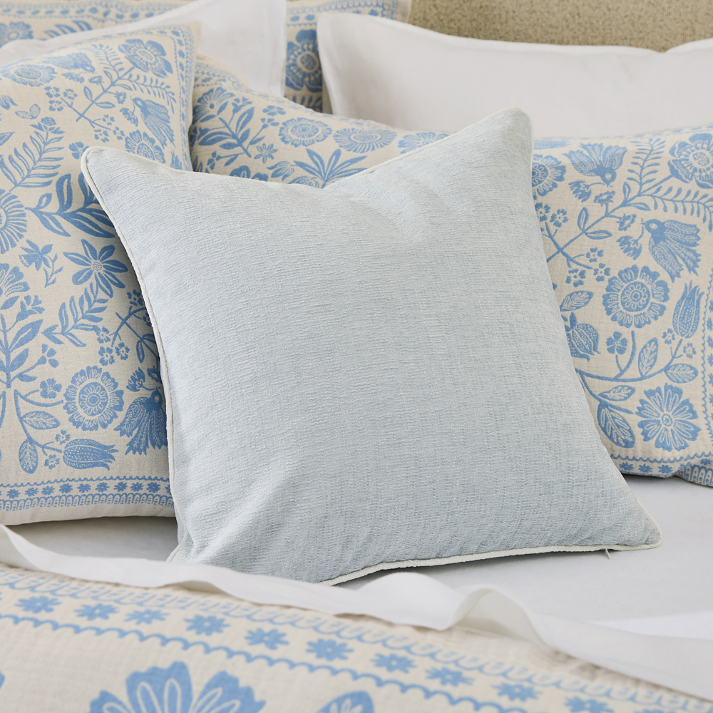 Adeline Blue Cushion | Adairs