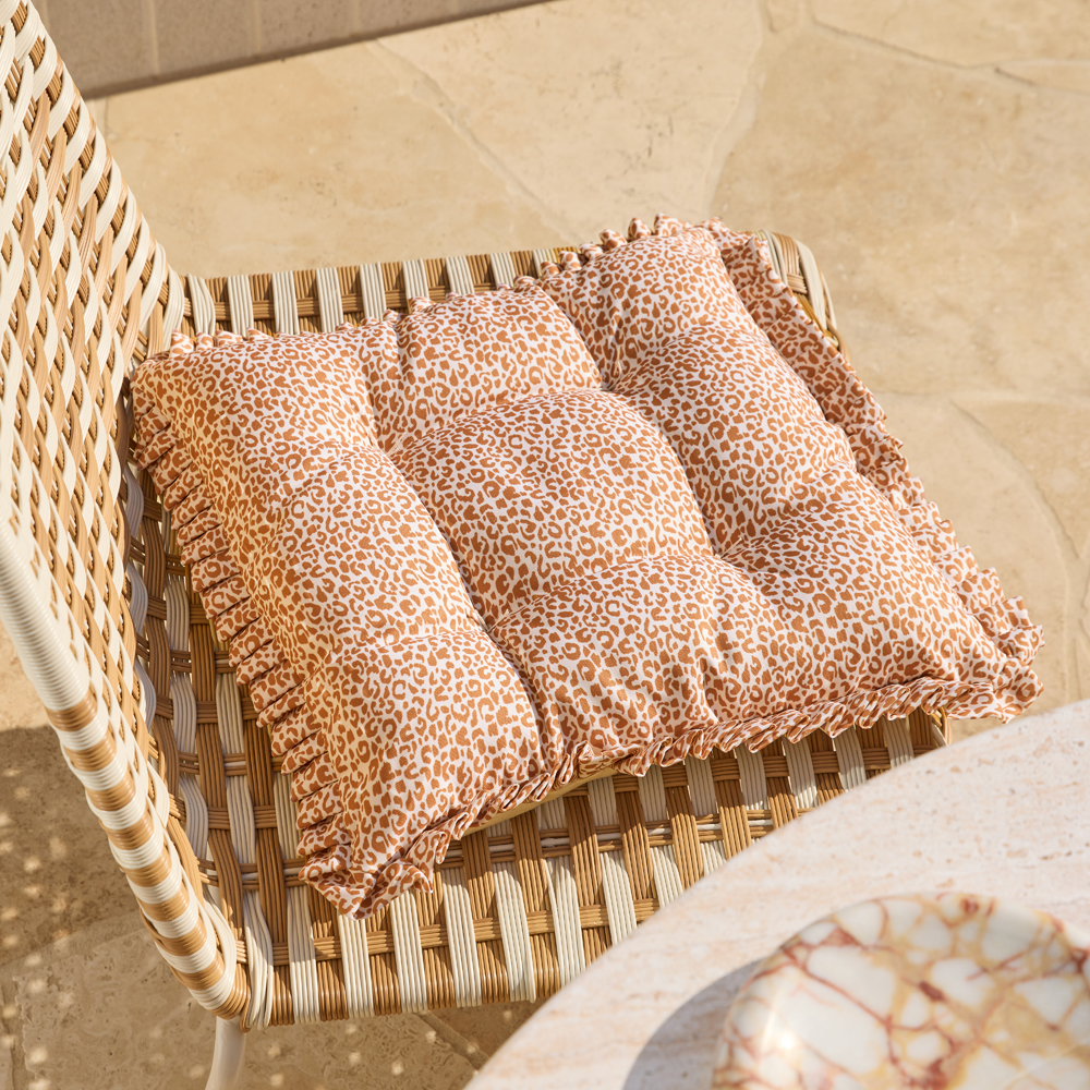 Leopard Outdoor Chair Pad | Adairs