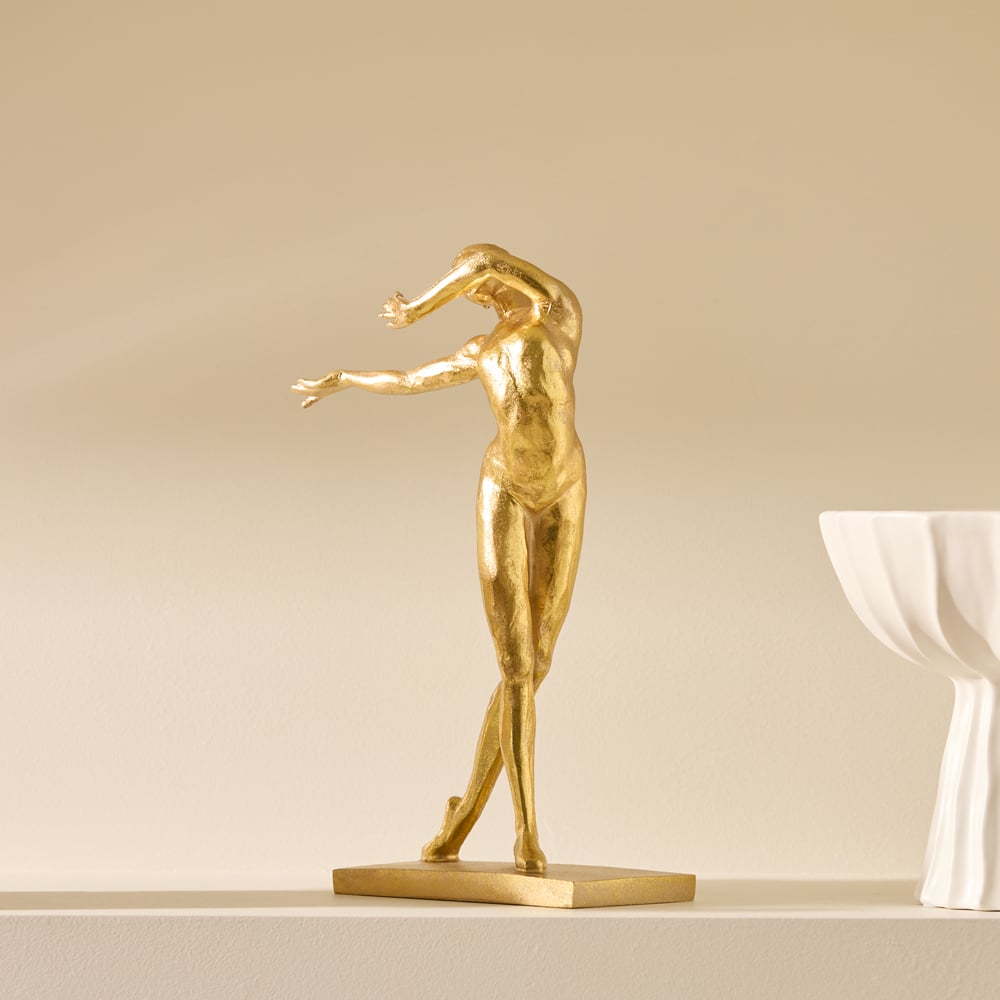 Grace Gold Dancer Statue | Adairs