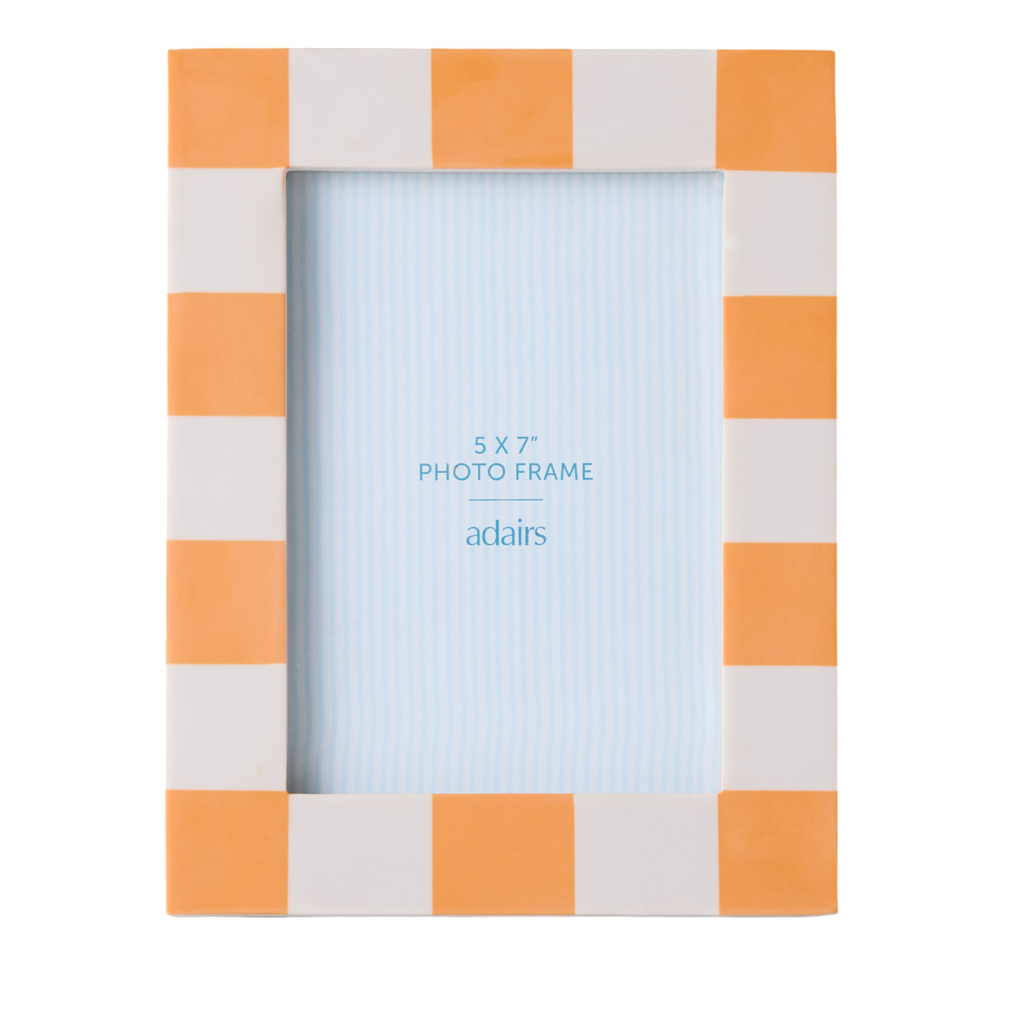 Palermo Peach Checkerboard Resin Frame | Adairs