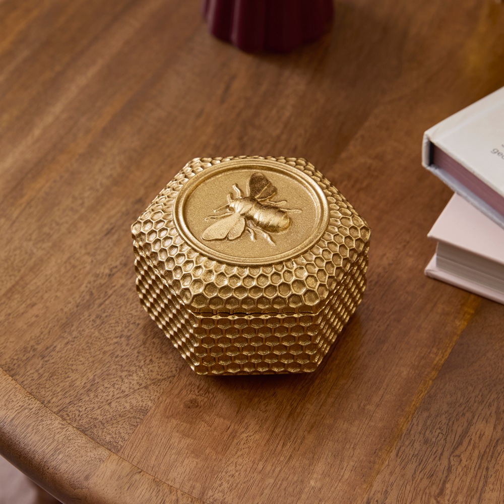 Gold Bee Trinket Box | Adairs