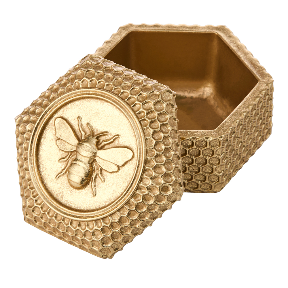 Gold Bee Trinket Box | Adairs