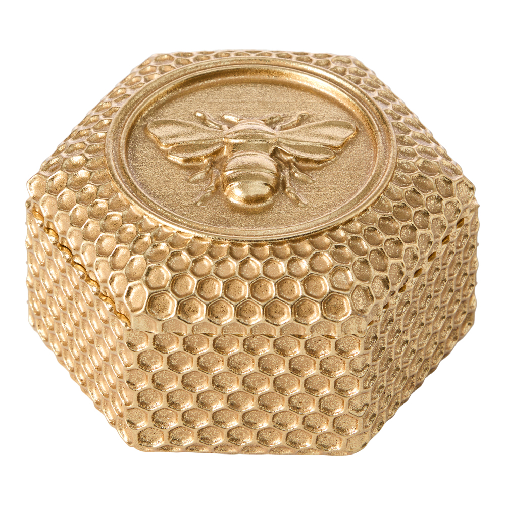 Gold Bee Trinket Box | Adairs