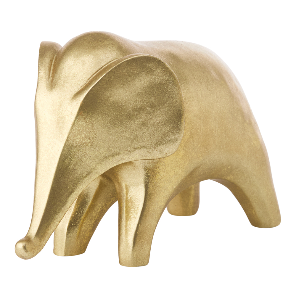 Gold Elephant Sculpture | Adairs