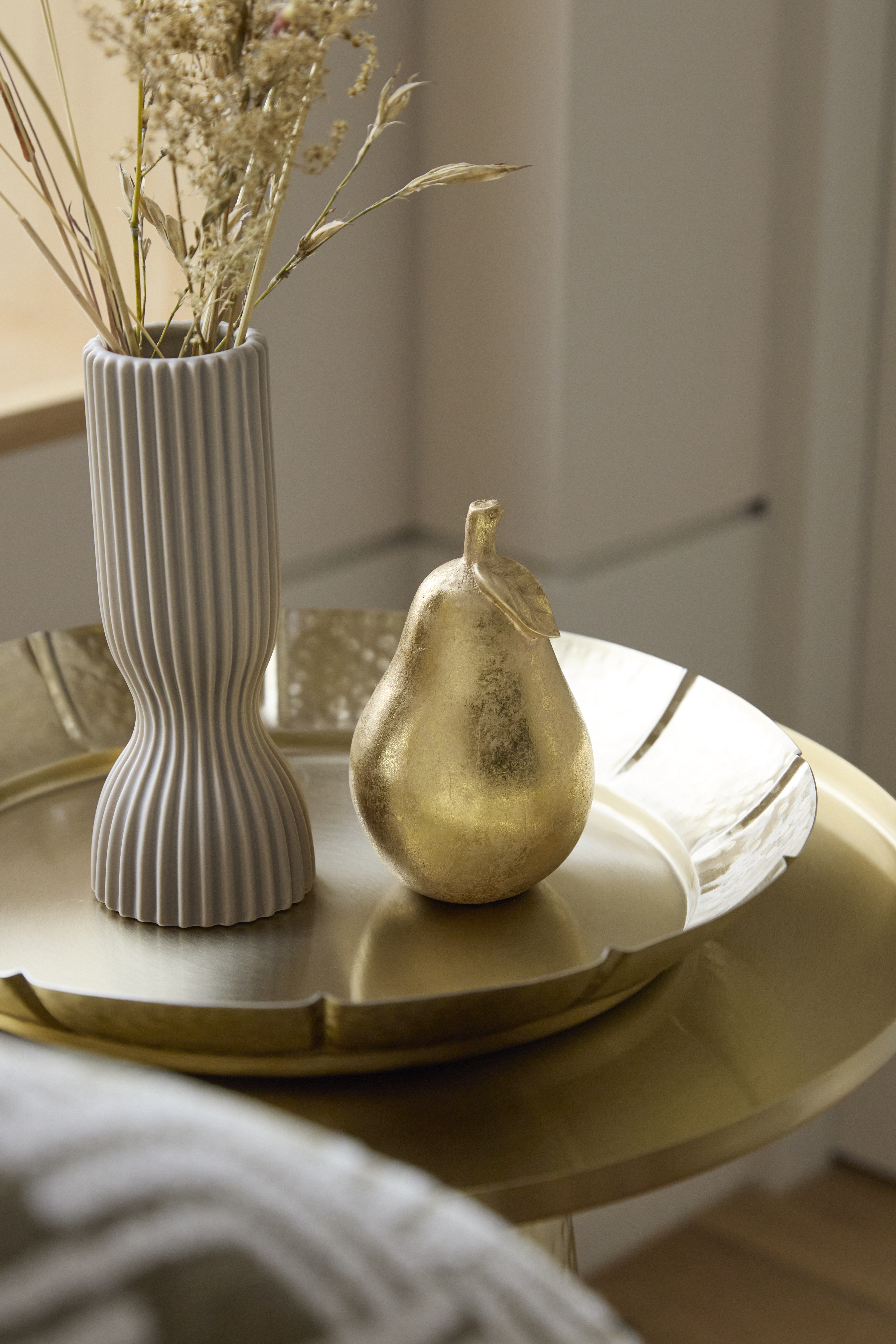 Gold Pear Sculpture | Adairs