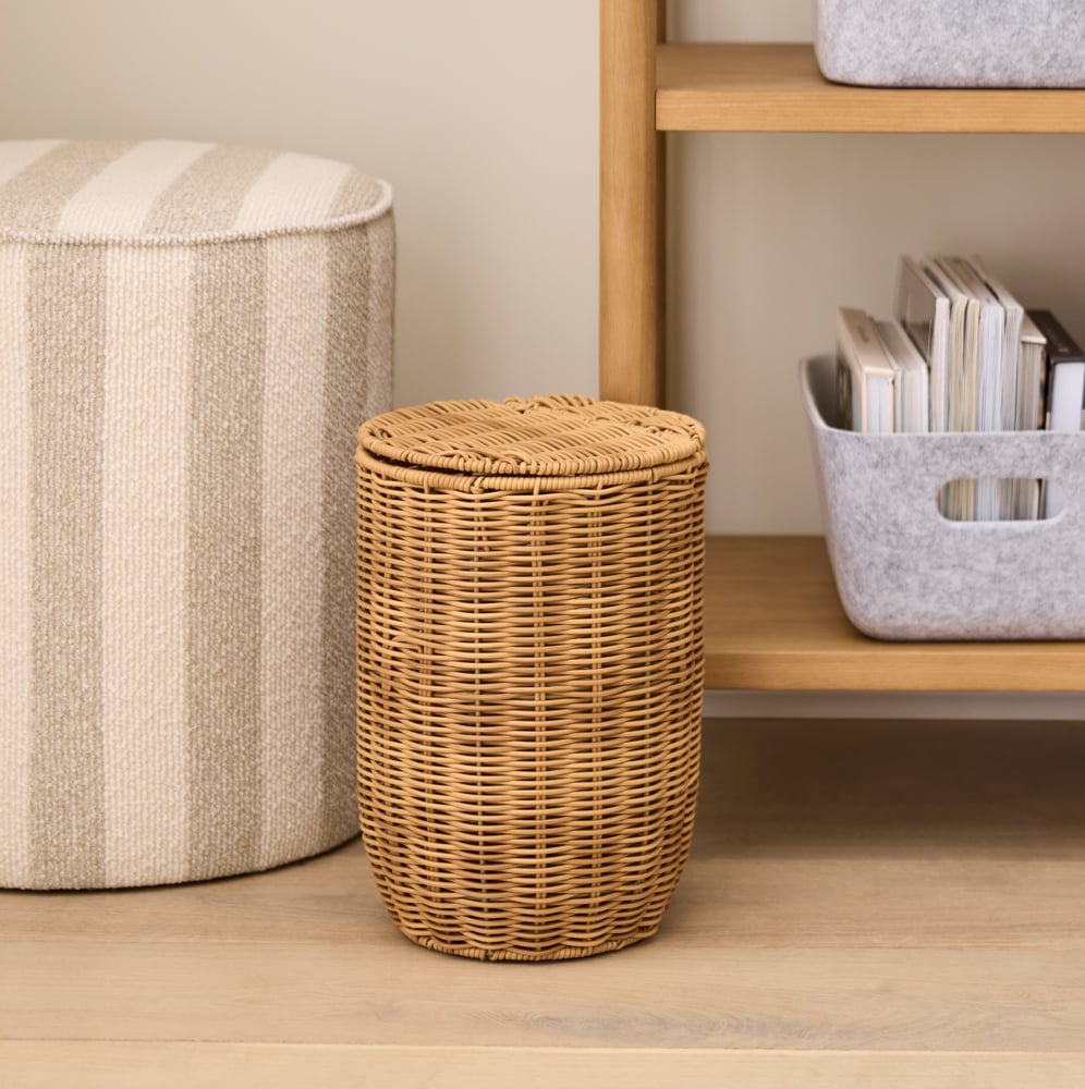 Suki Natural Dust Bin | Adairs