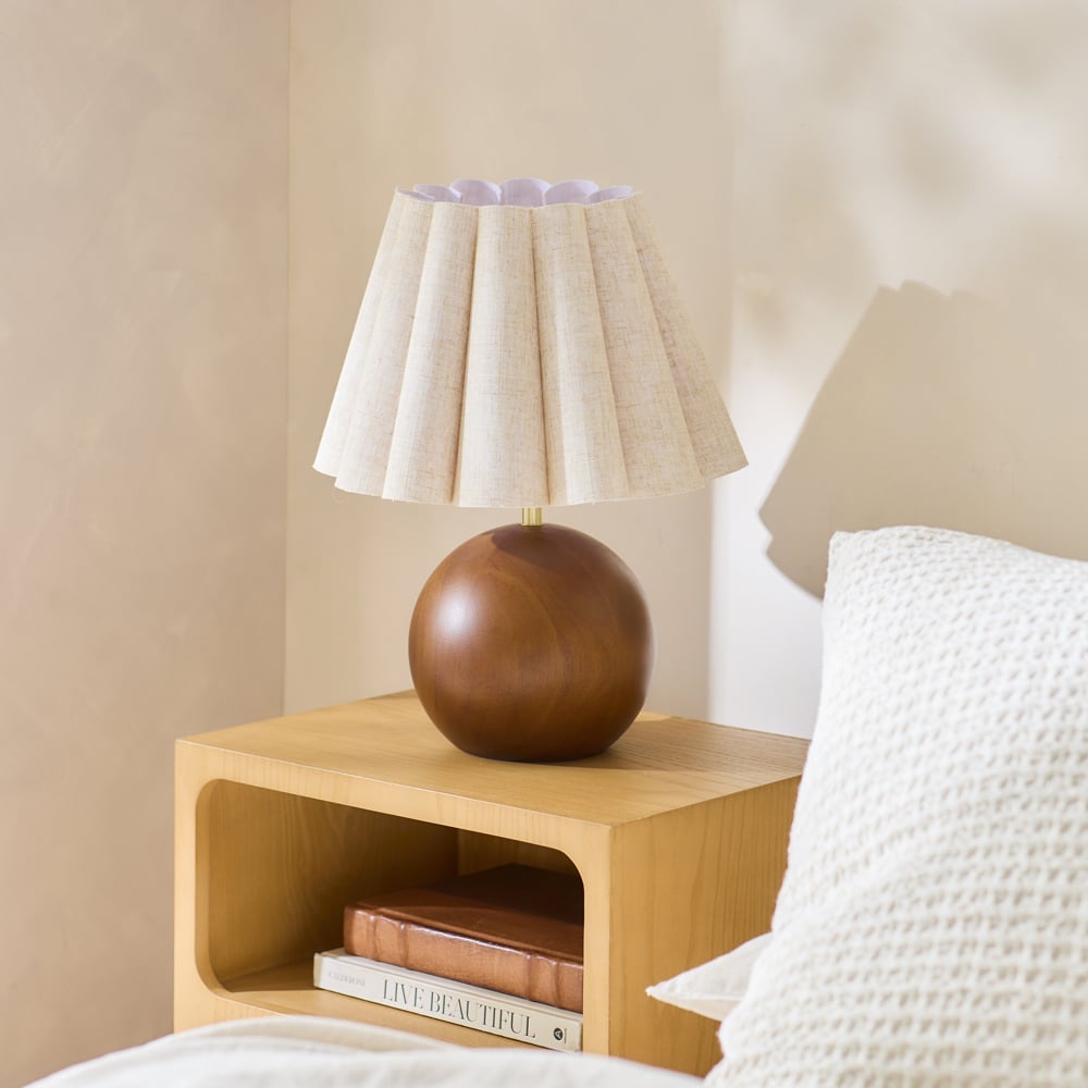 Giselle Walnut Table Light | Adairs