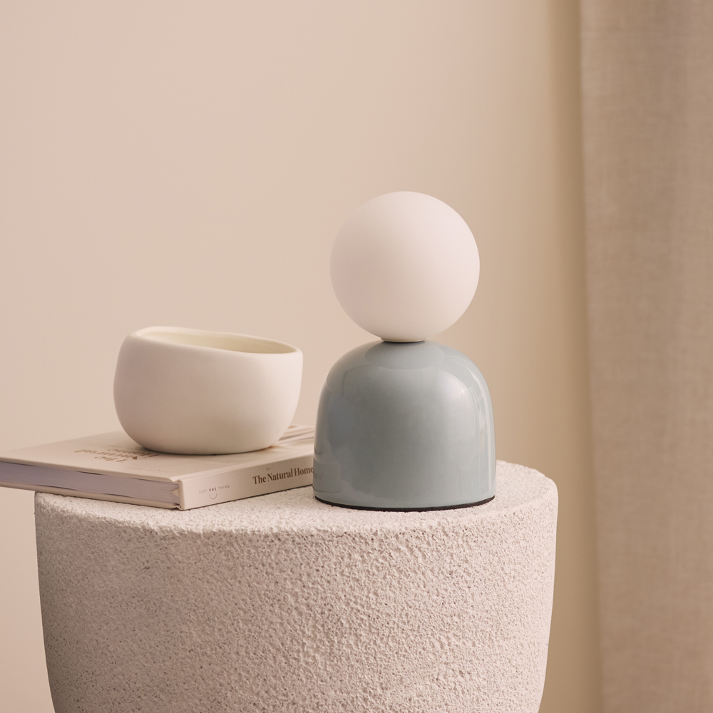 Clapton Light Blue Table Light | Adairs