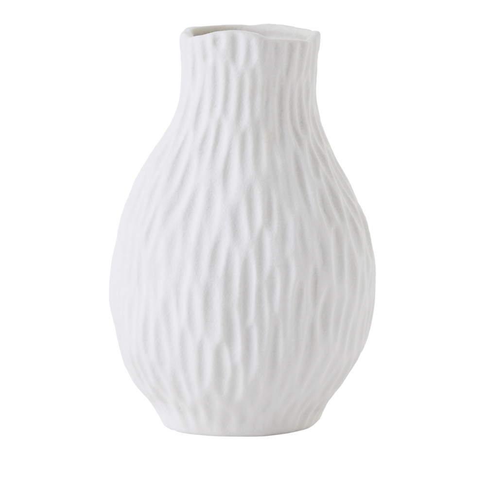 Drift White Short Vase | Adairs