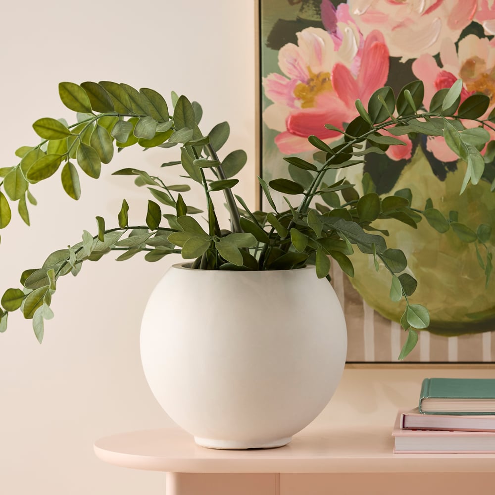 Santos Off White Small Pot | Adairs