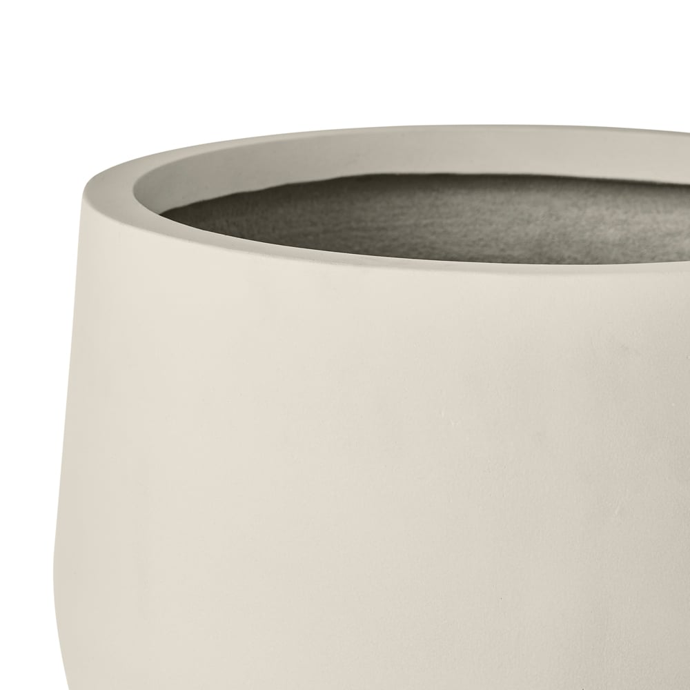 Bondi Warm White Large Pot | Adairs