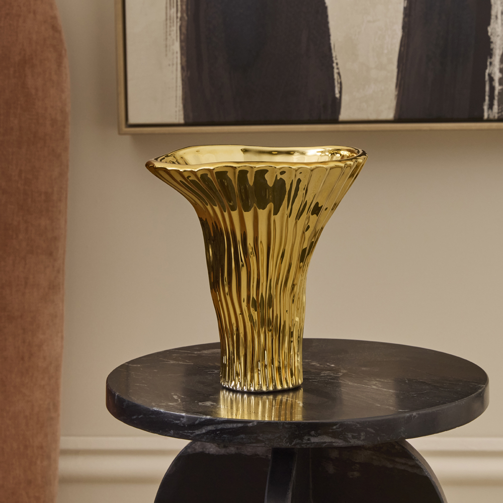 Venus Gold Vase | Adairs