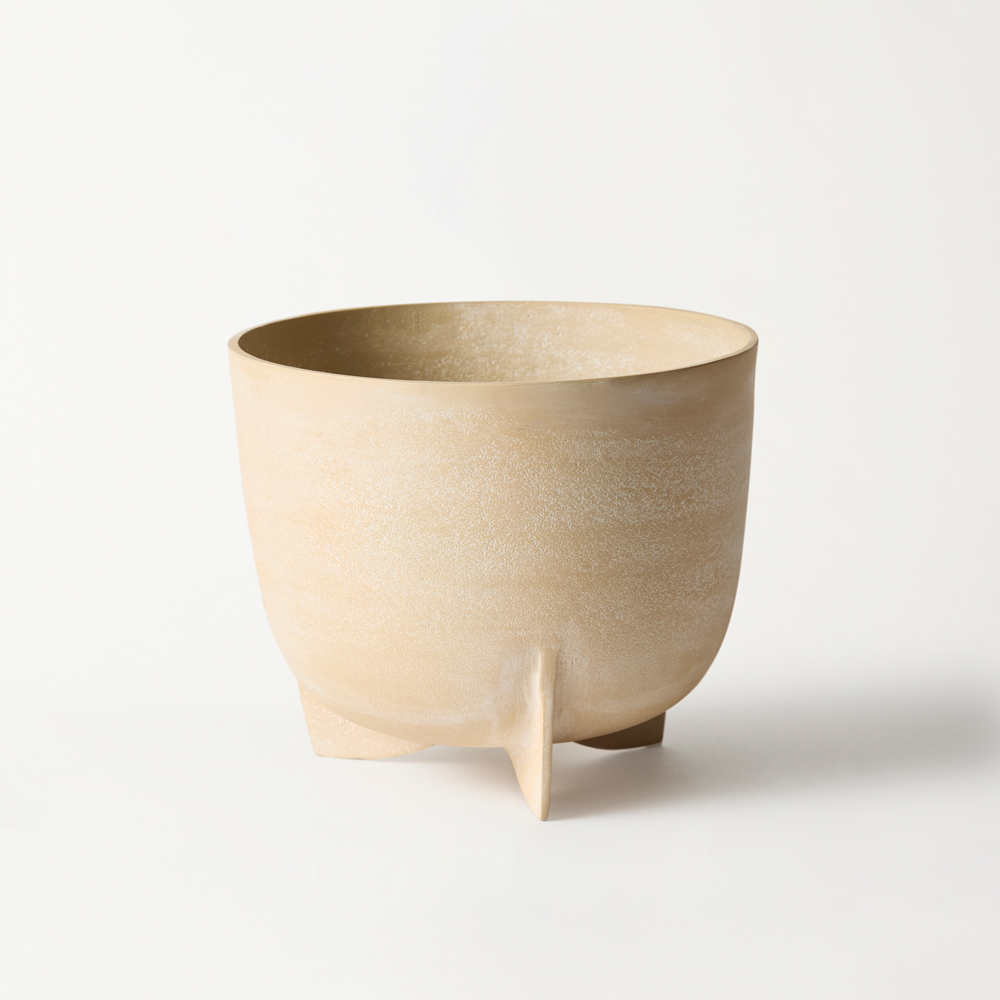 Zeus Beige Pot | Adairs