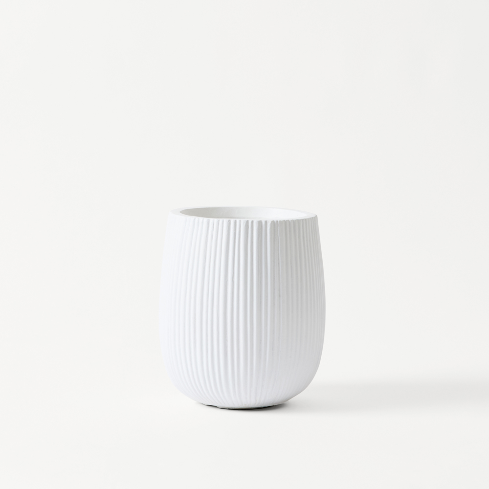 Woollahra White Small Pot | Adairs
