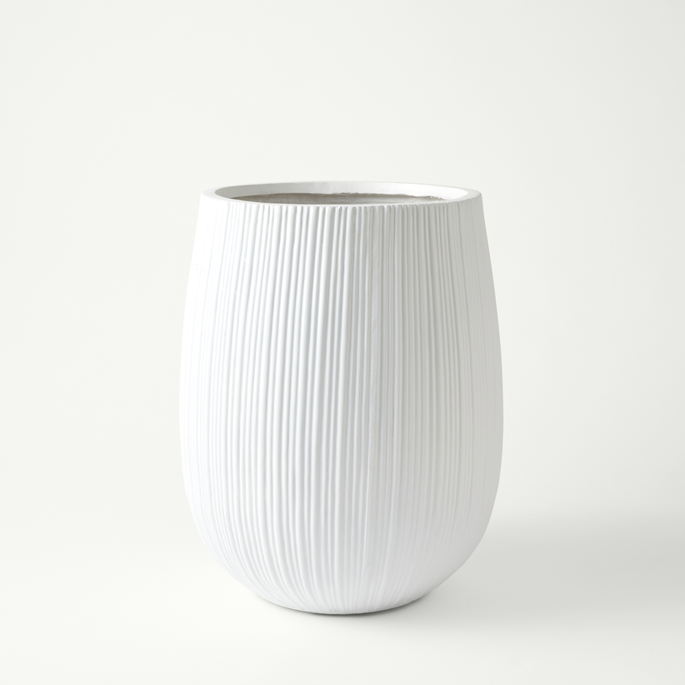 Woollahra White Extra Large Pot | Adairs