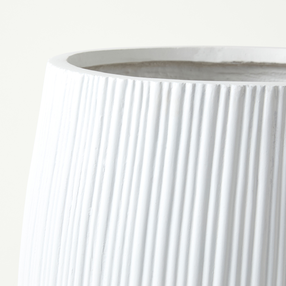Woollahra White Extra Large Pot | Adairs