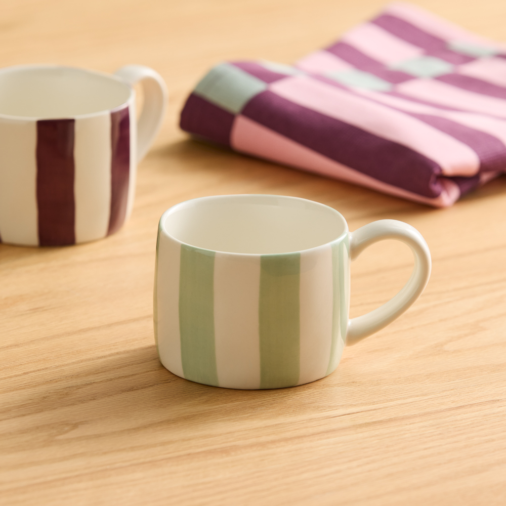 Stripe Seaspray Mug | Adairs