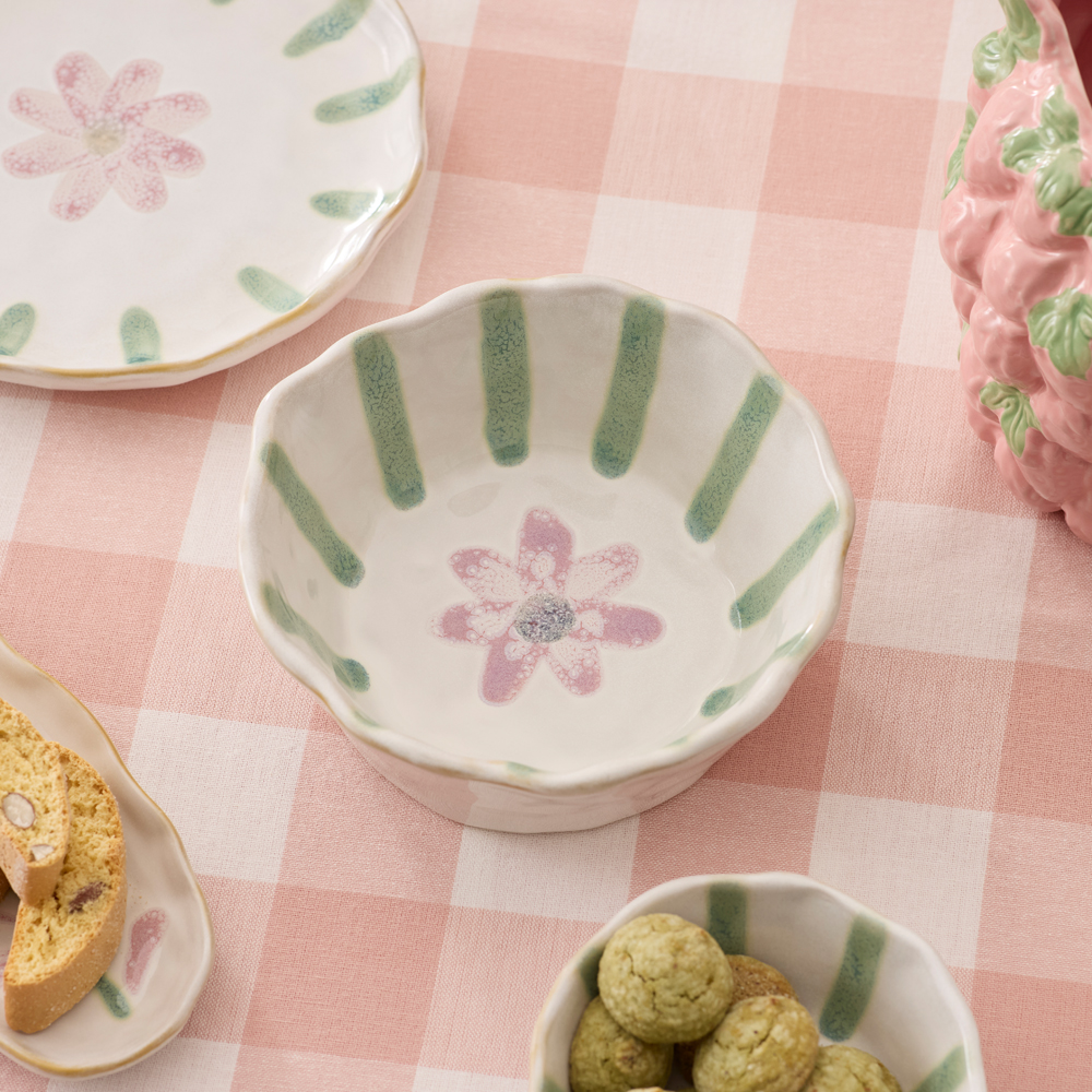 Flower Fields Pink Flower Large Bowl | Adairs