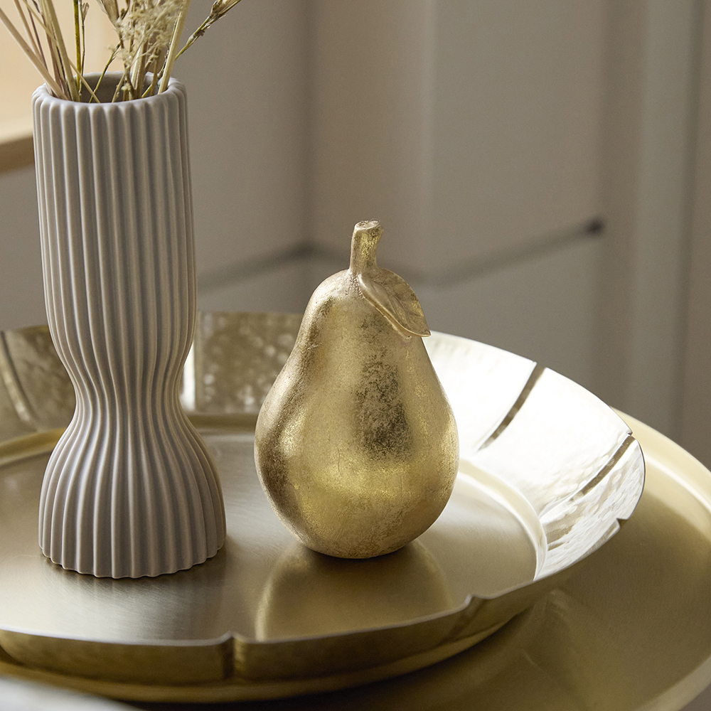 Gold Metal Scallop Tray | Adairs