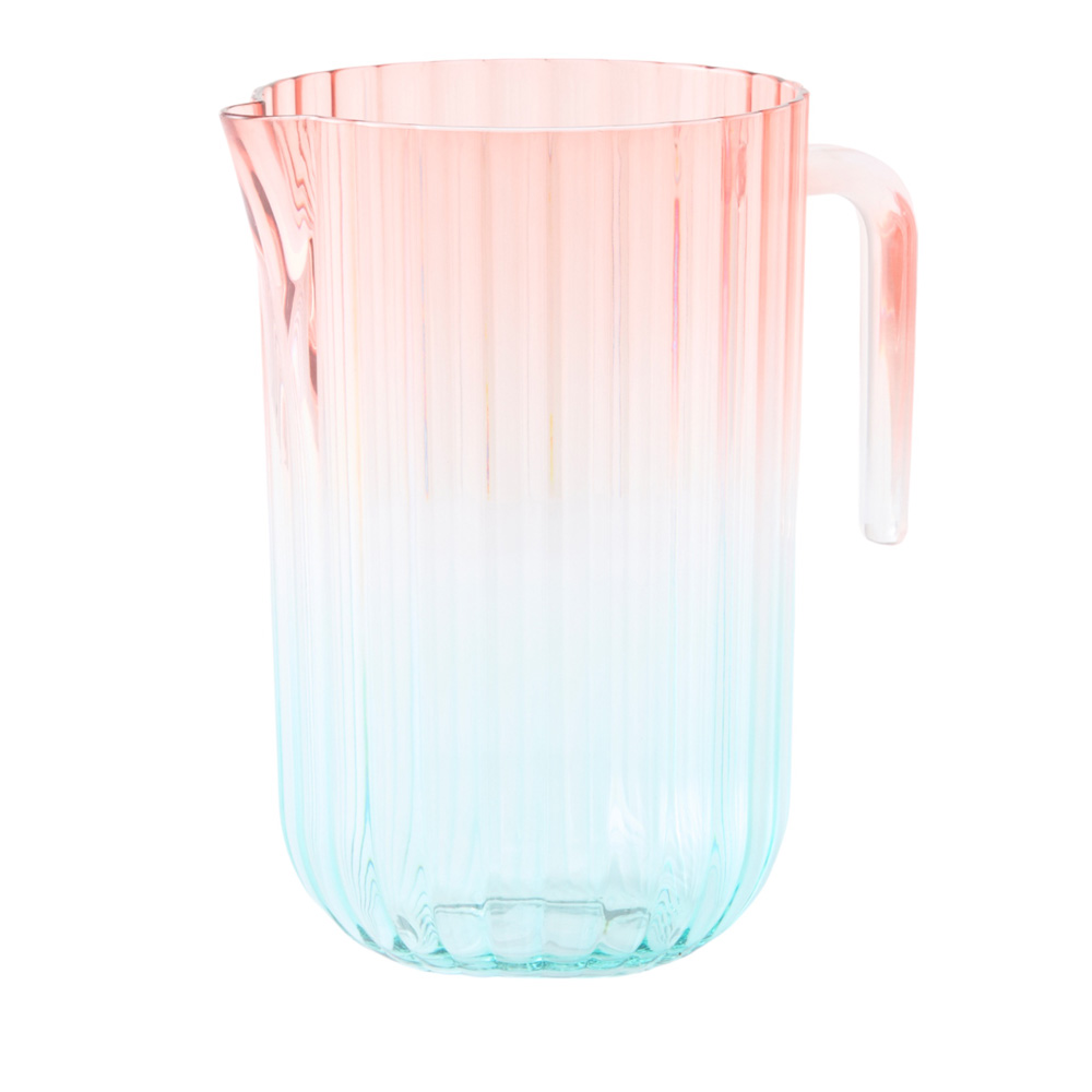Positano Blue & Pink Jug | Adairs