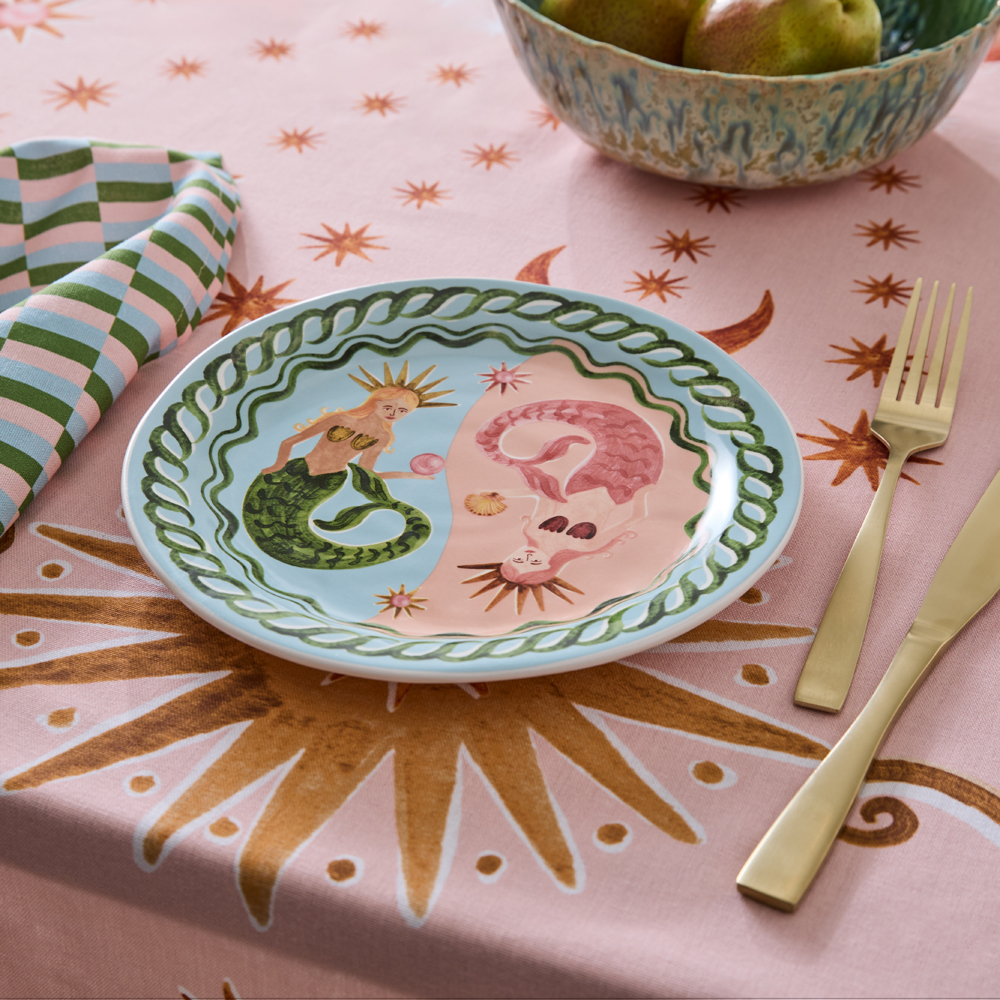 Buon Appetito Mermaid Ying & Yang Side Plate | Adairs