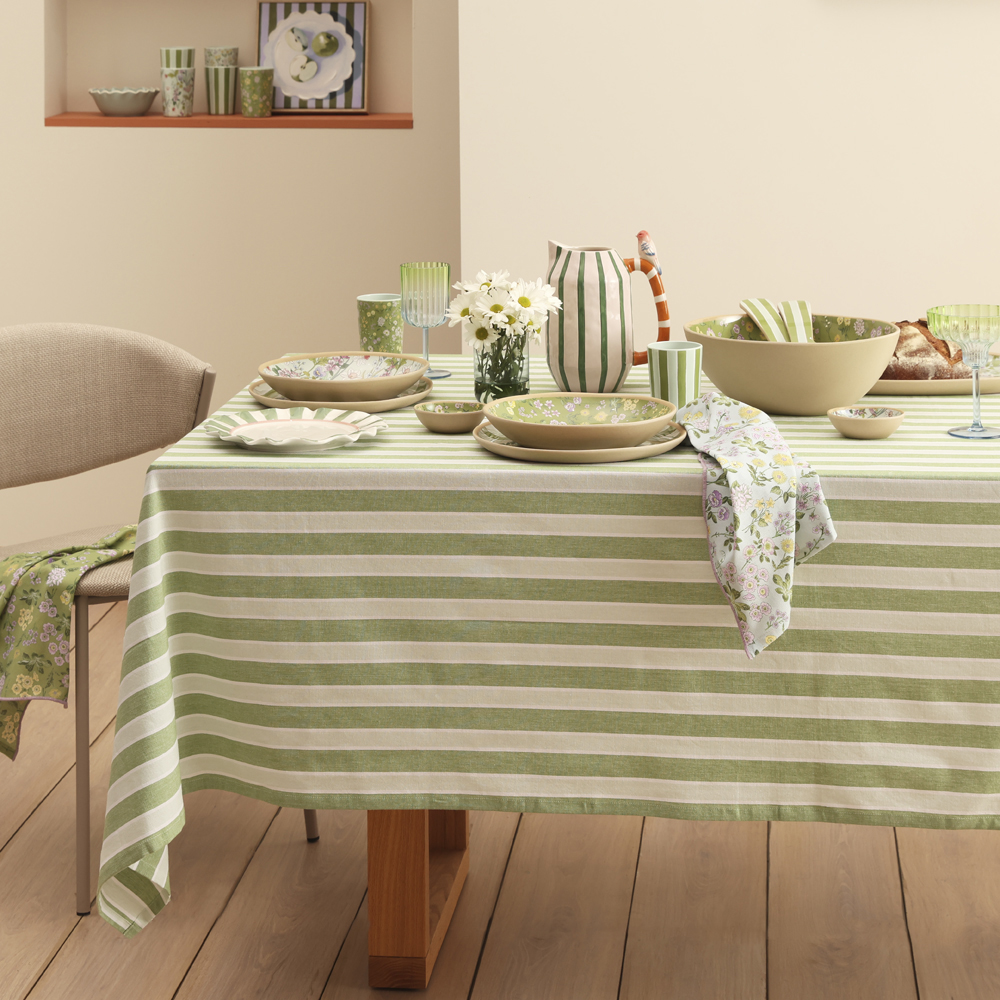 Garden House Green Tablecloth | Adairs
