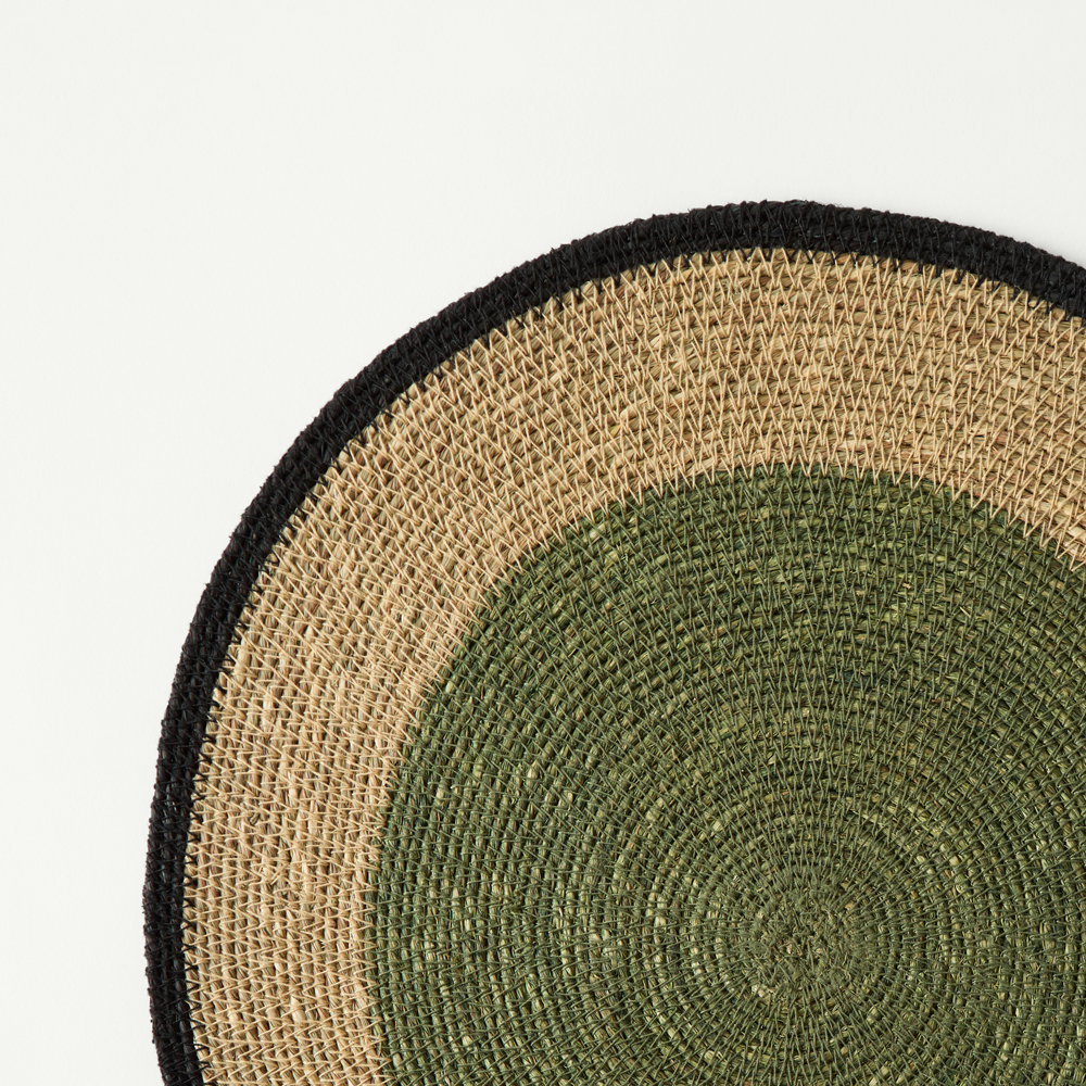 Bowie Olive Green Placemat Pack of 2 | Adairs