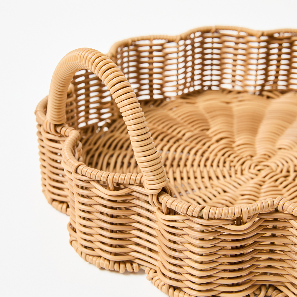 Santos Natural Round Tray | Adairs