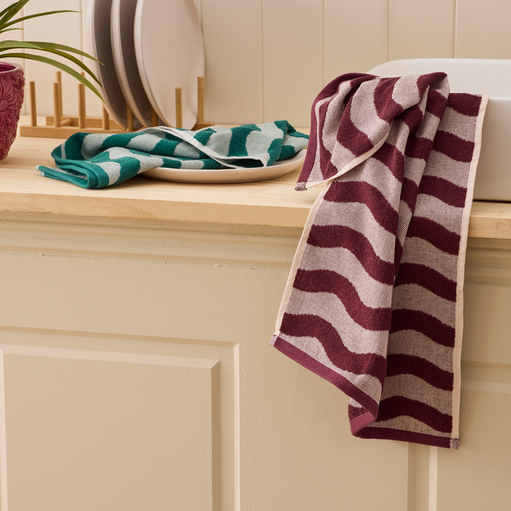 Isla Berry & Green Tea Towel Pack of 2 | Adairs