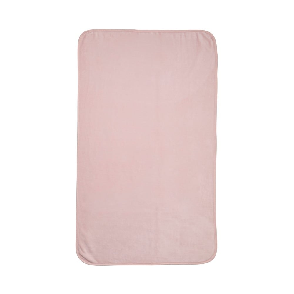 Soft Pink Sherpa Throw | Adairs