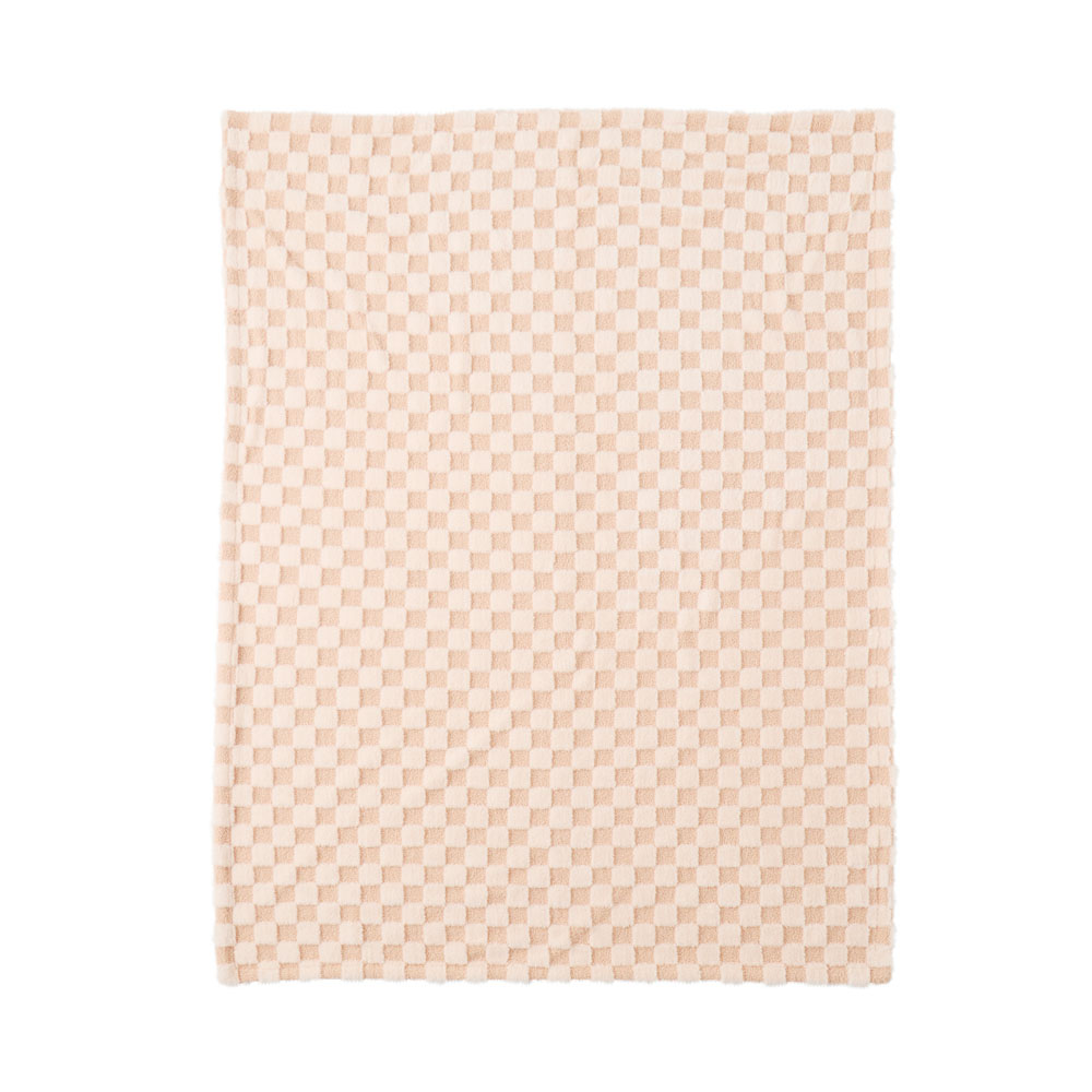 Estonia Check Blush Throw | Adairs