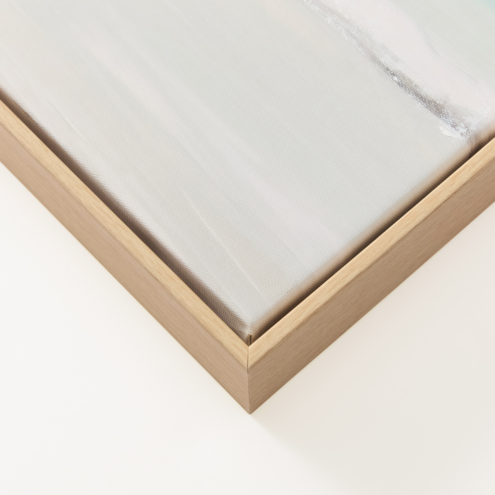 Ocean Misty Bay Landscape Canvas | Adairs