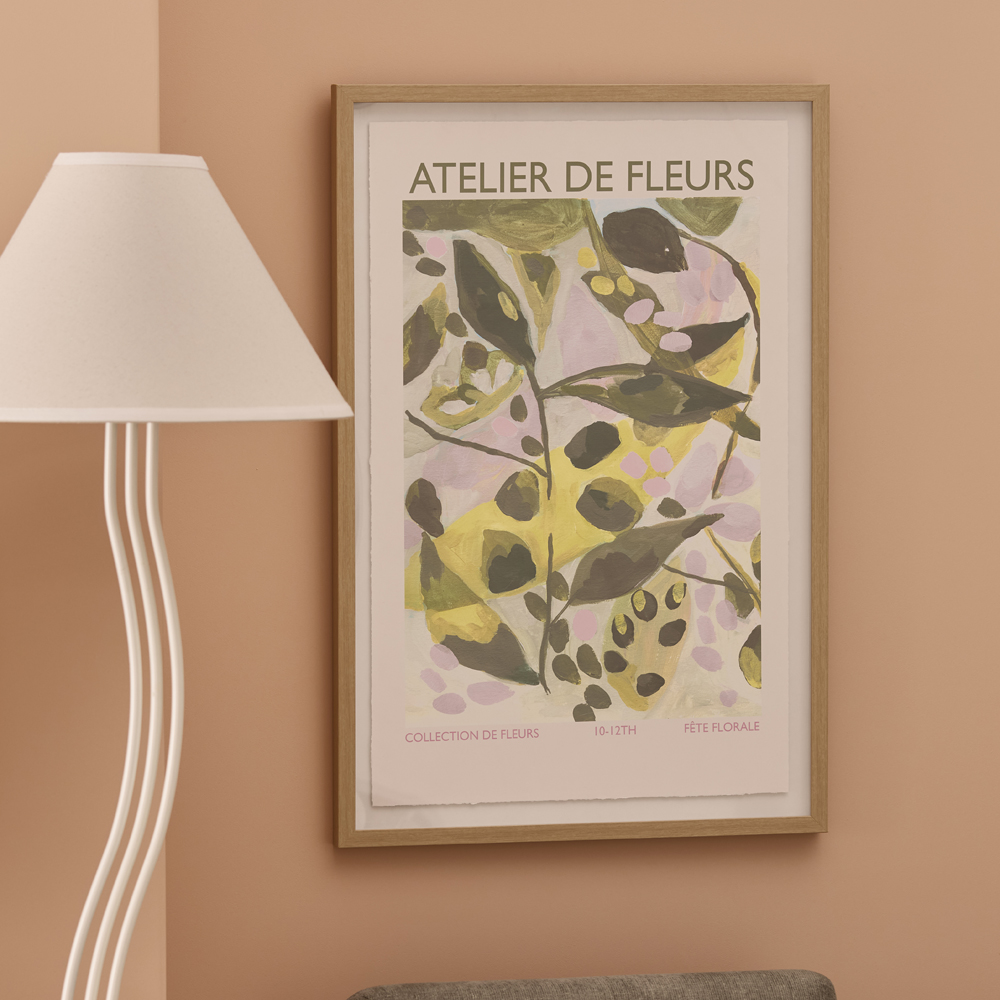Vintage Poster Atelier De Fleurs Wall Art | Adairs