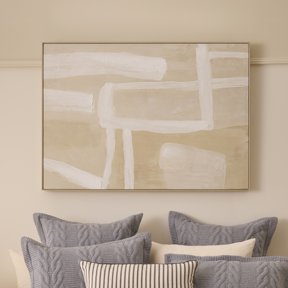 Linea White & Natural Canvas | Adairs