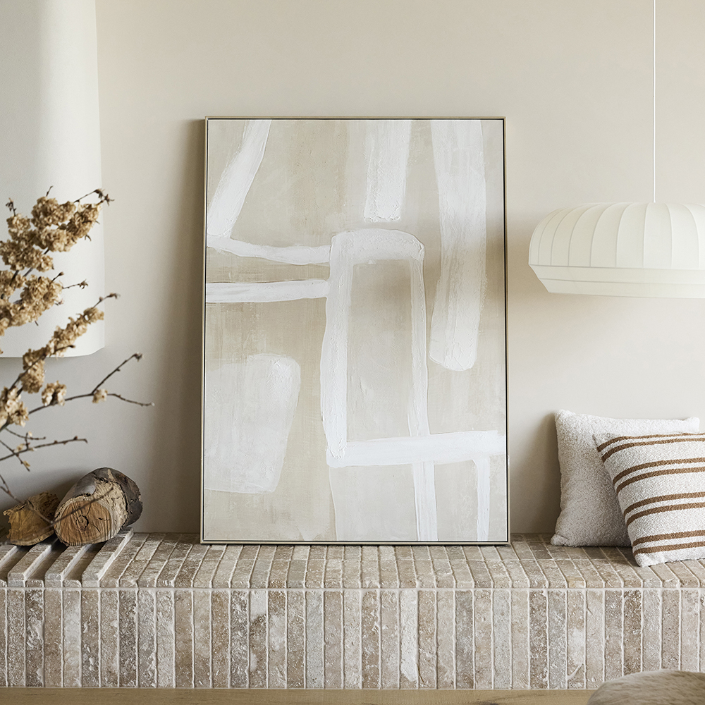 Linea White & Natural Canvas | Adairs