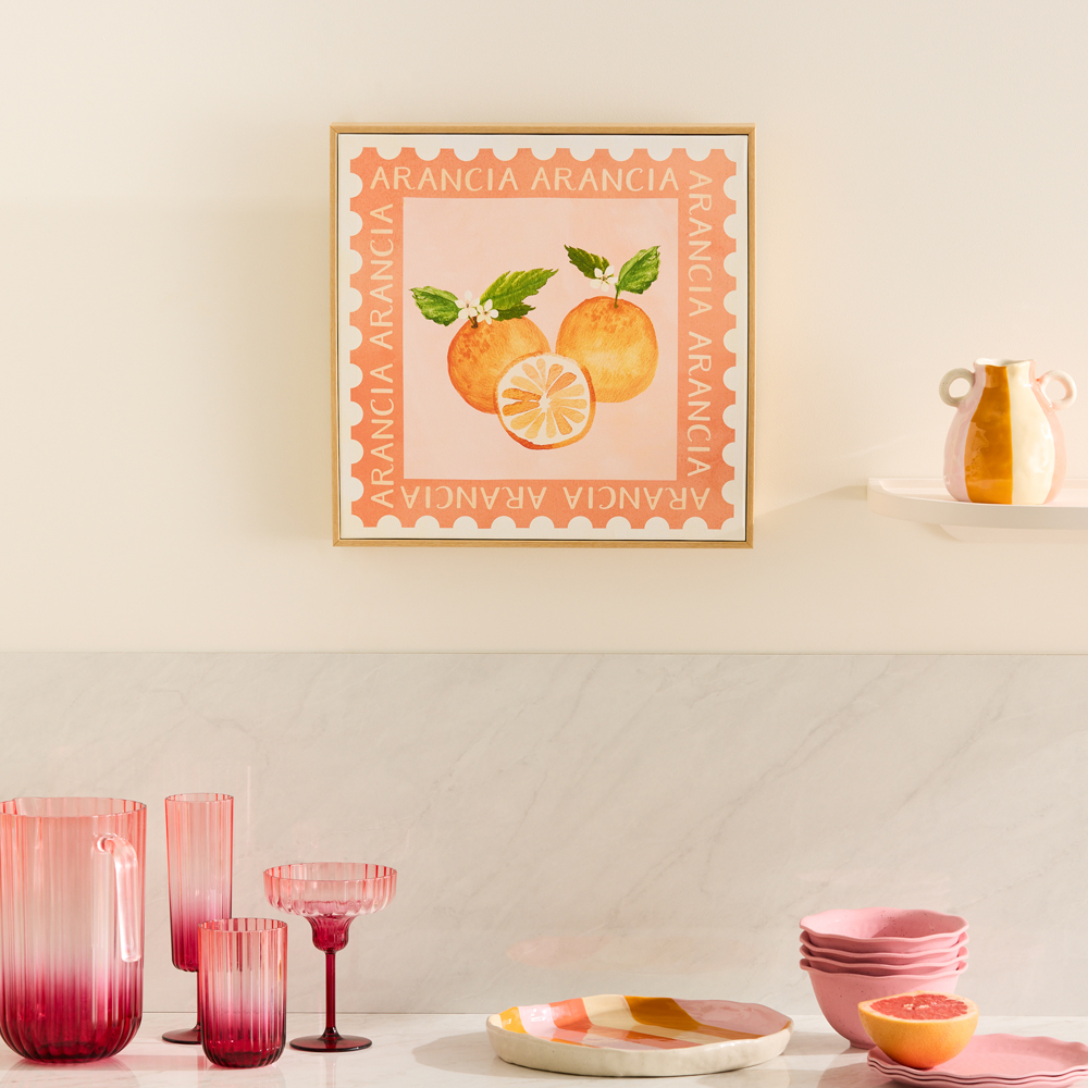 Citron Arancia Canvas | Adairs