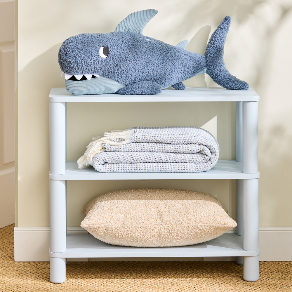 Adairs Kids - Louie Glacier Blue Timber Bookshelf | Adairs