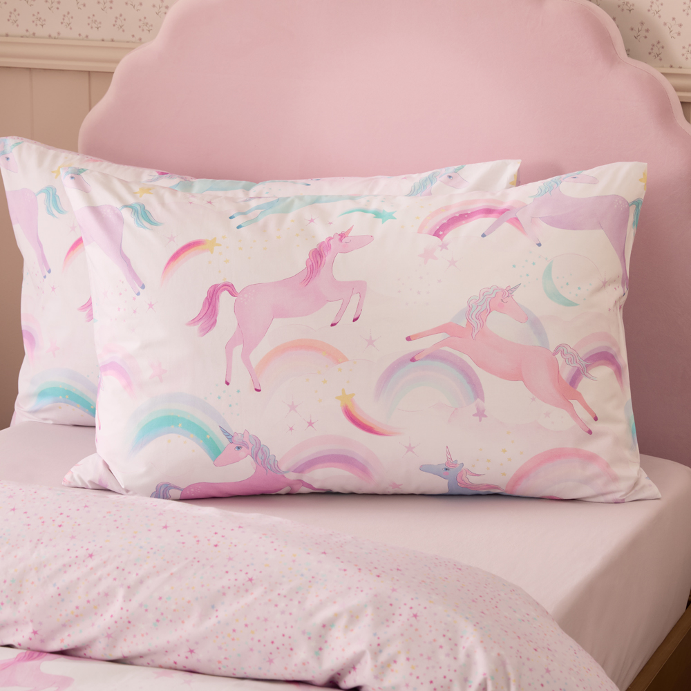 Adairs Kids - Rainbows and Unicorn Quilt Cover Set | Adairs