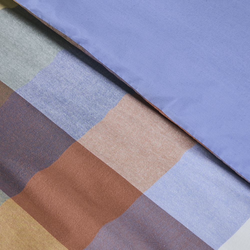 Adairs Kids - Emerson Yarn Dyed Blue Check Quilt Cover Set | Adairs