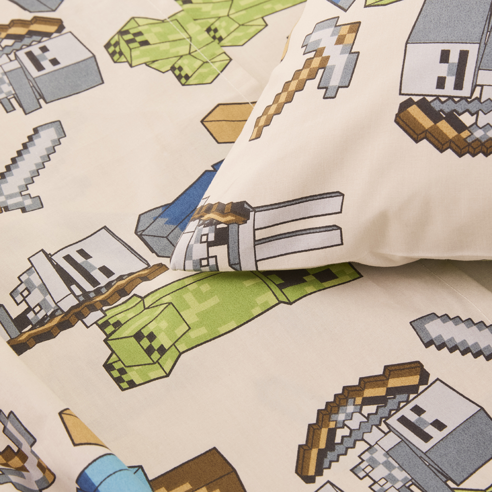 Adairs Kids - Minecraft Natural Sheet Set | Adairs