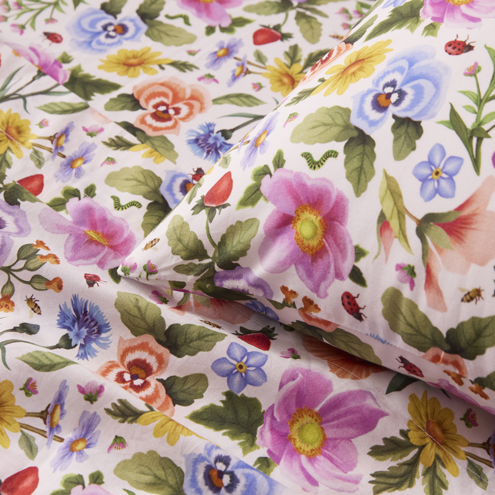 Fleur Harris Garden Of Dreams White Sheet Set | Adairs