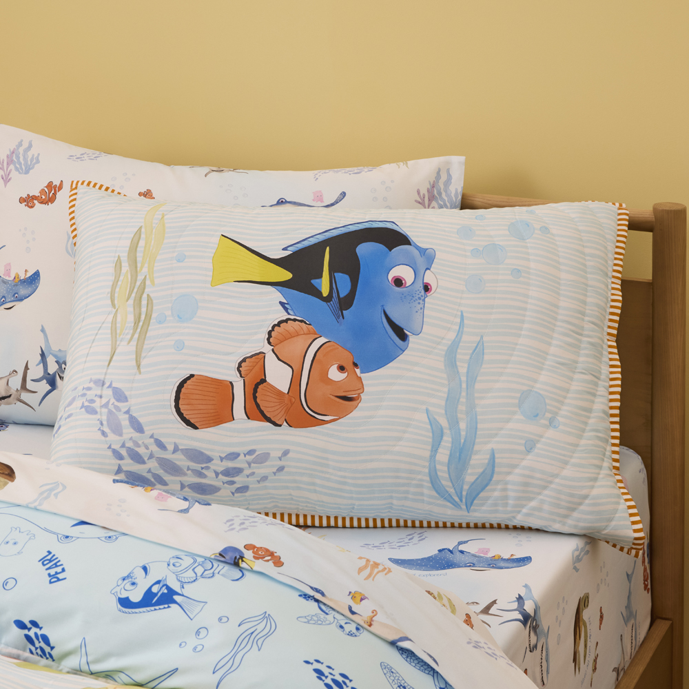Adairs Kids - Disney Pixar Finding Nemo Soft Blue Quilted Quilt Cover ...