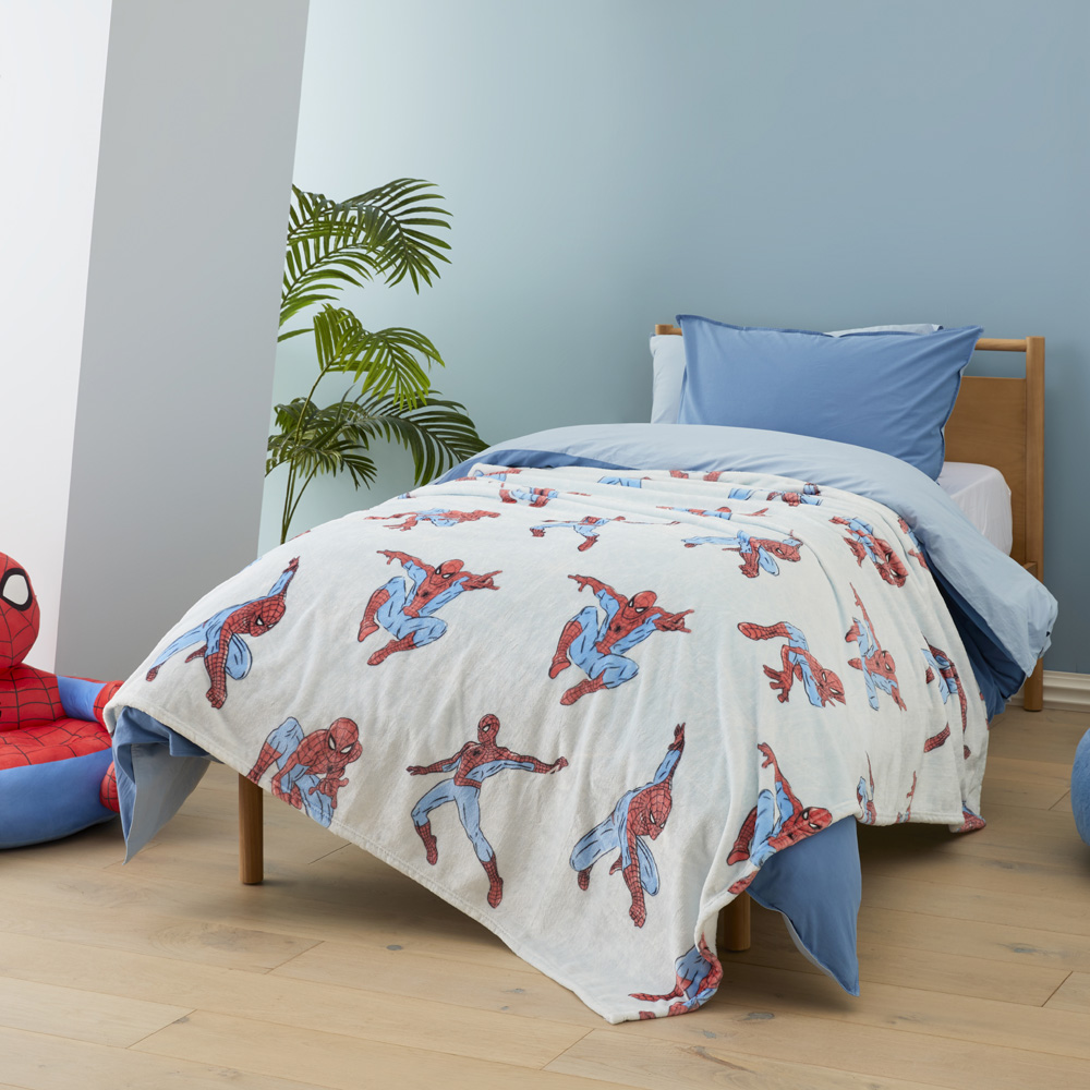 Adairs Kids - Marvel Spider-Man Ultra Soft Blanket | Adairs