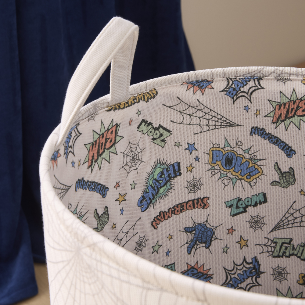 Adairs Kids - Marvel Spider-Man Spider Sense Printed Basket | Adairs